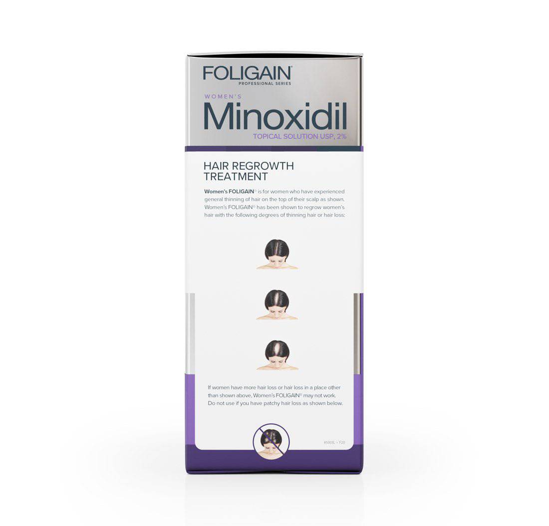 FOLIGAIN Minoxidil 2% Hair Regrowth Treatment For Women 3 Month Supply